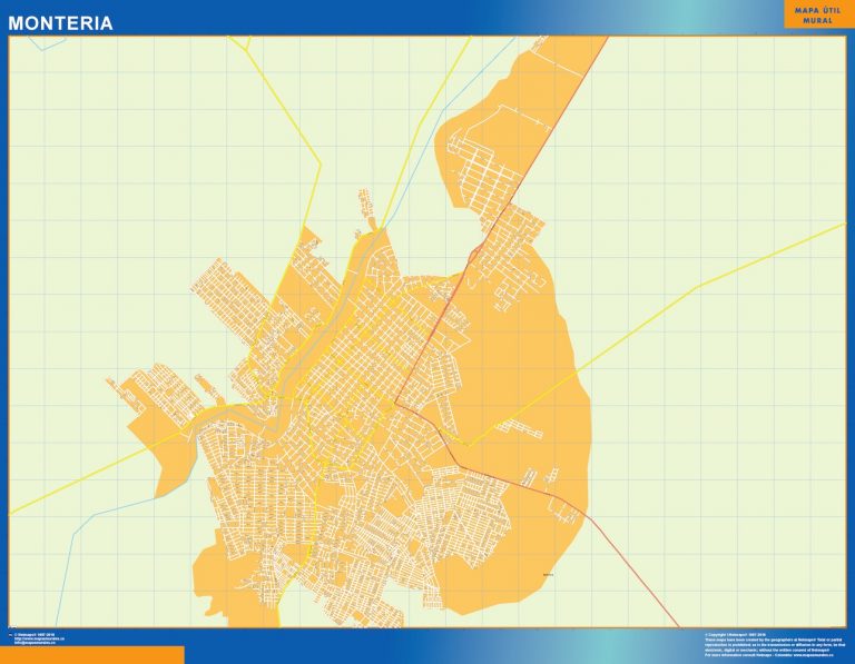 Mapa de Pasto en Colombia plastificado | Mapas para Colombia y América ...