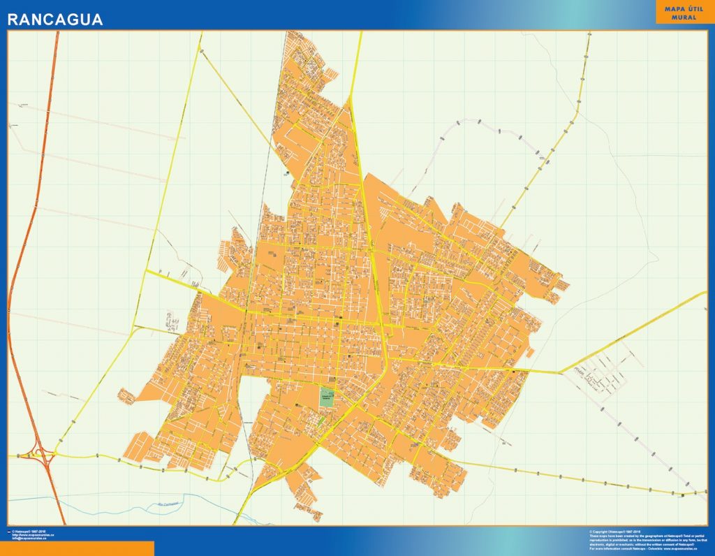 Mapa de La Serena en Chile plastificado – Mapas para Colombia y América ...