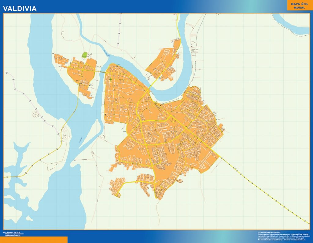 Mapa de La Serena en Chile plastificado | Mapas para Colombia y América ...
